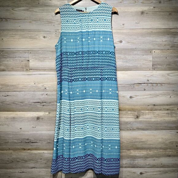 Pendleton | Dresses | Pendleton Boardwalk Chiffon Maxi Dress Aqua Green ...